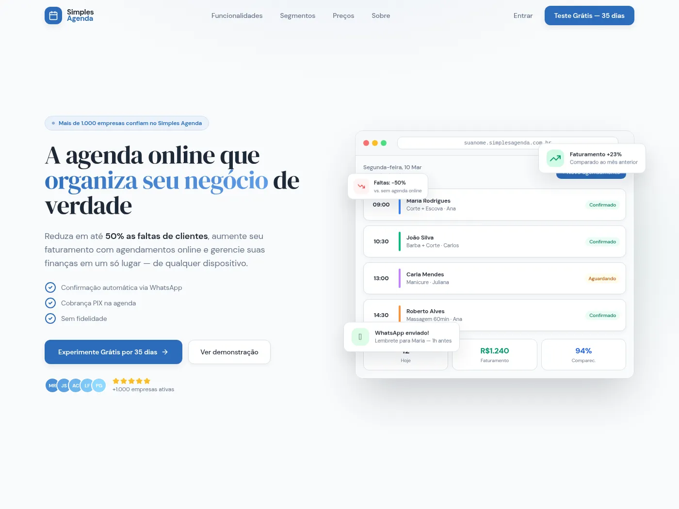 SimplesAgenda Pro Web