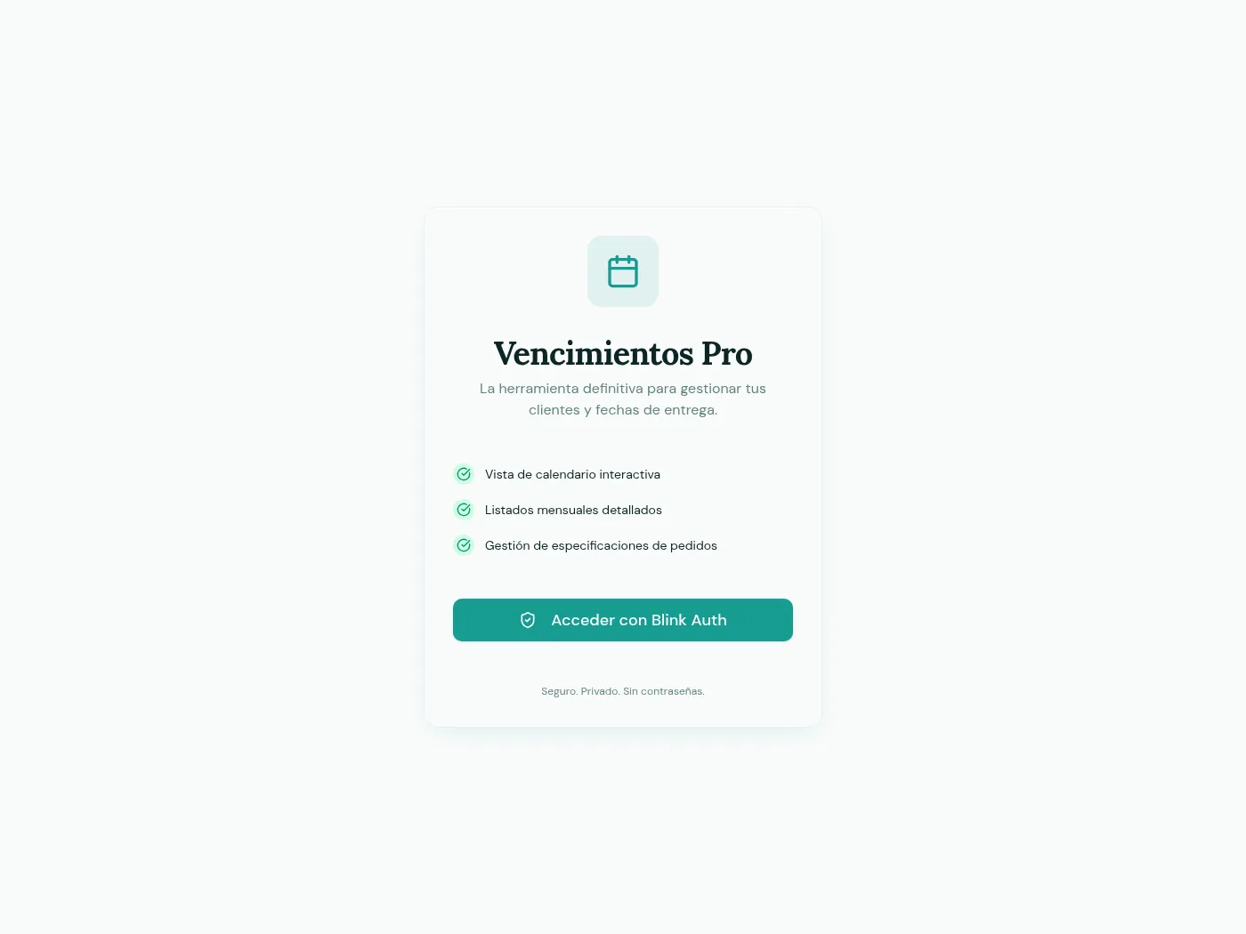 Vencimientos Agenda Pro