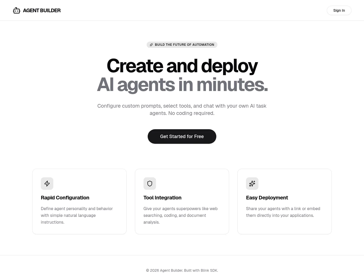 Agent Builder