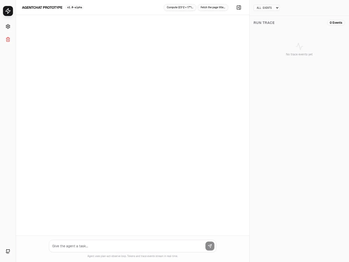 AgentChat Prototype