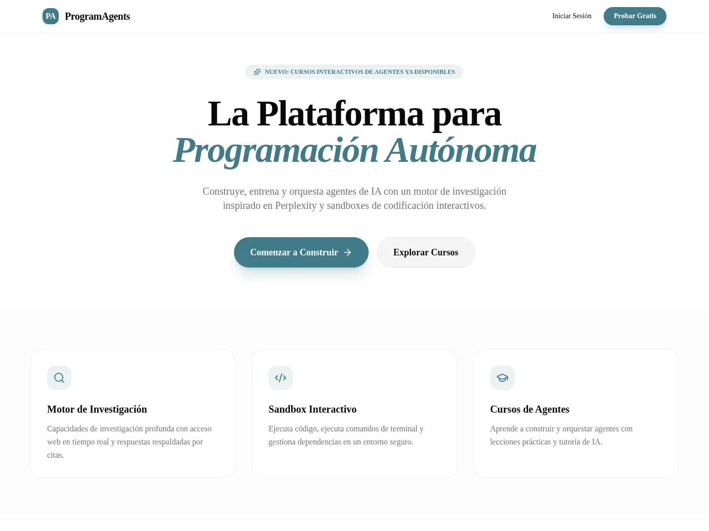 ProgramAgents Course Clone
