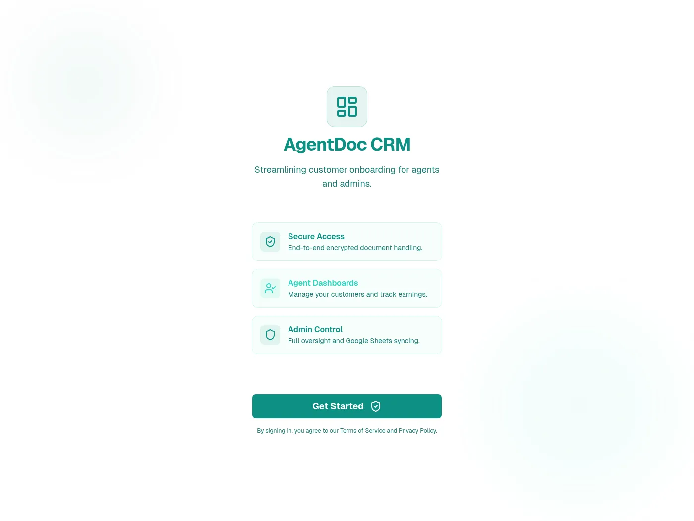 AgentDoc Connect CRM