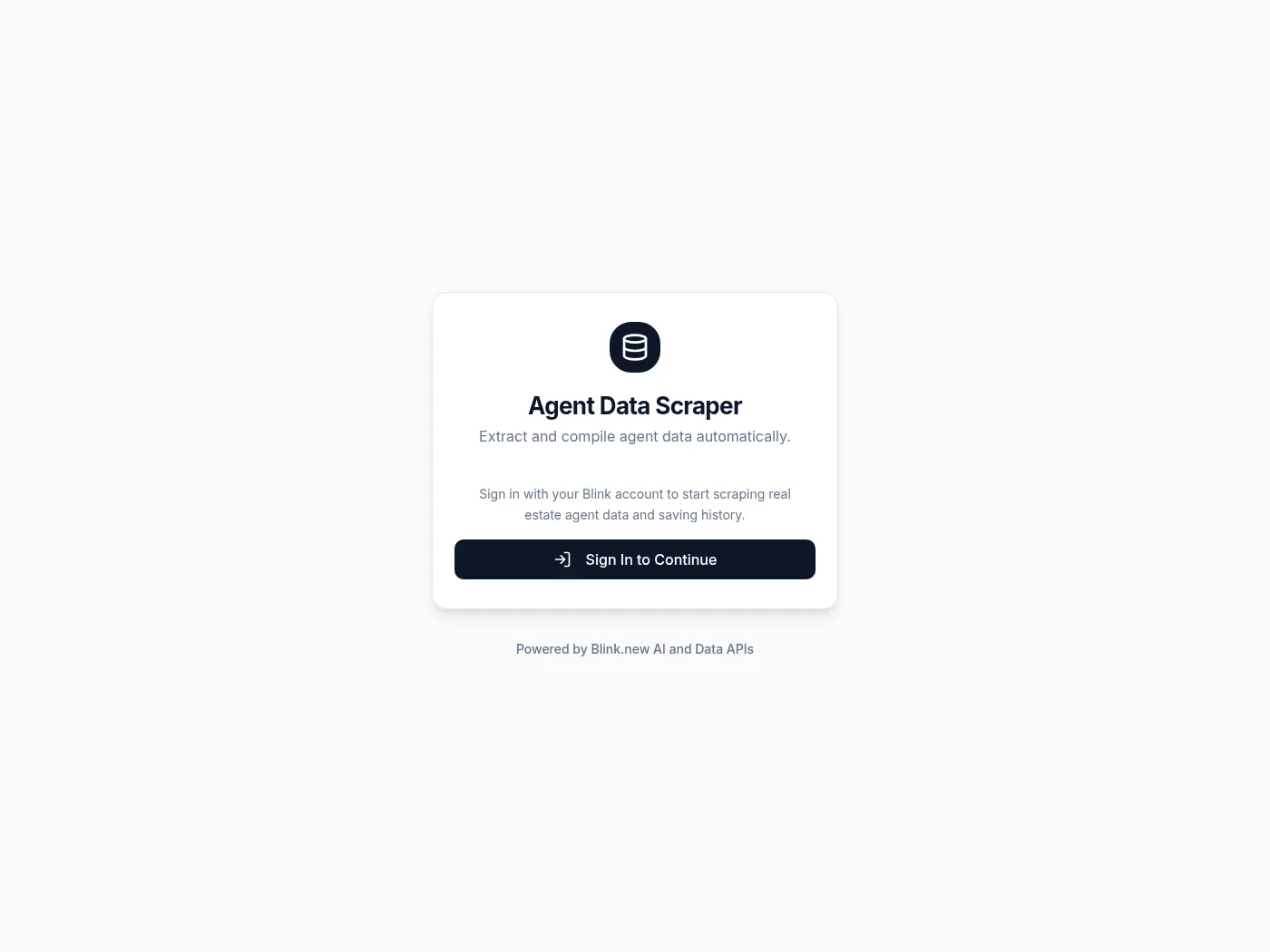 Agent Data Scraper