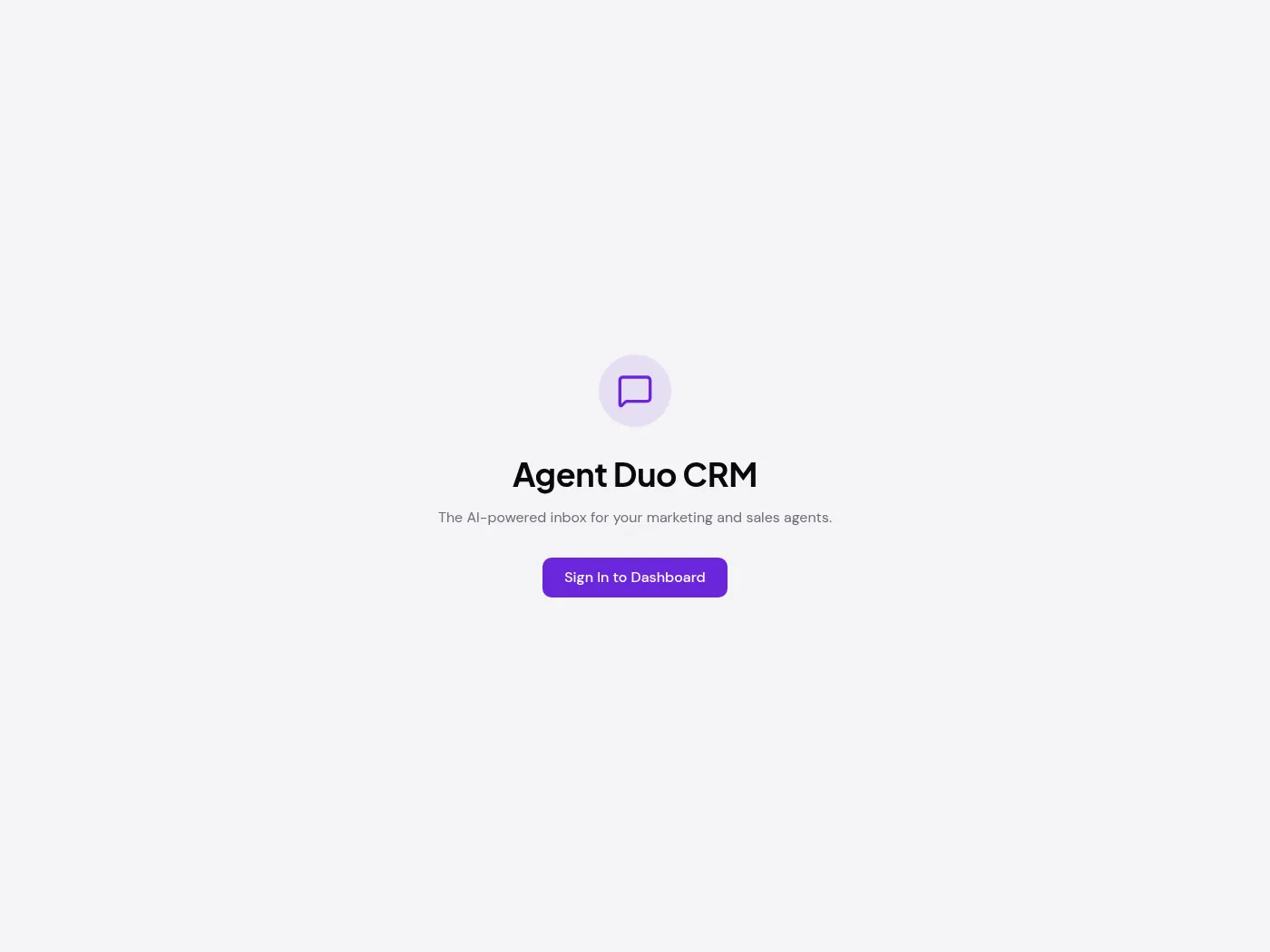 Agent Duo CRM