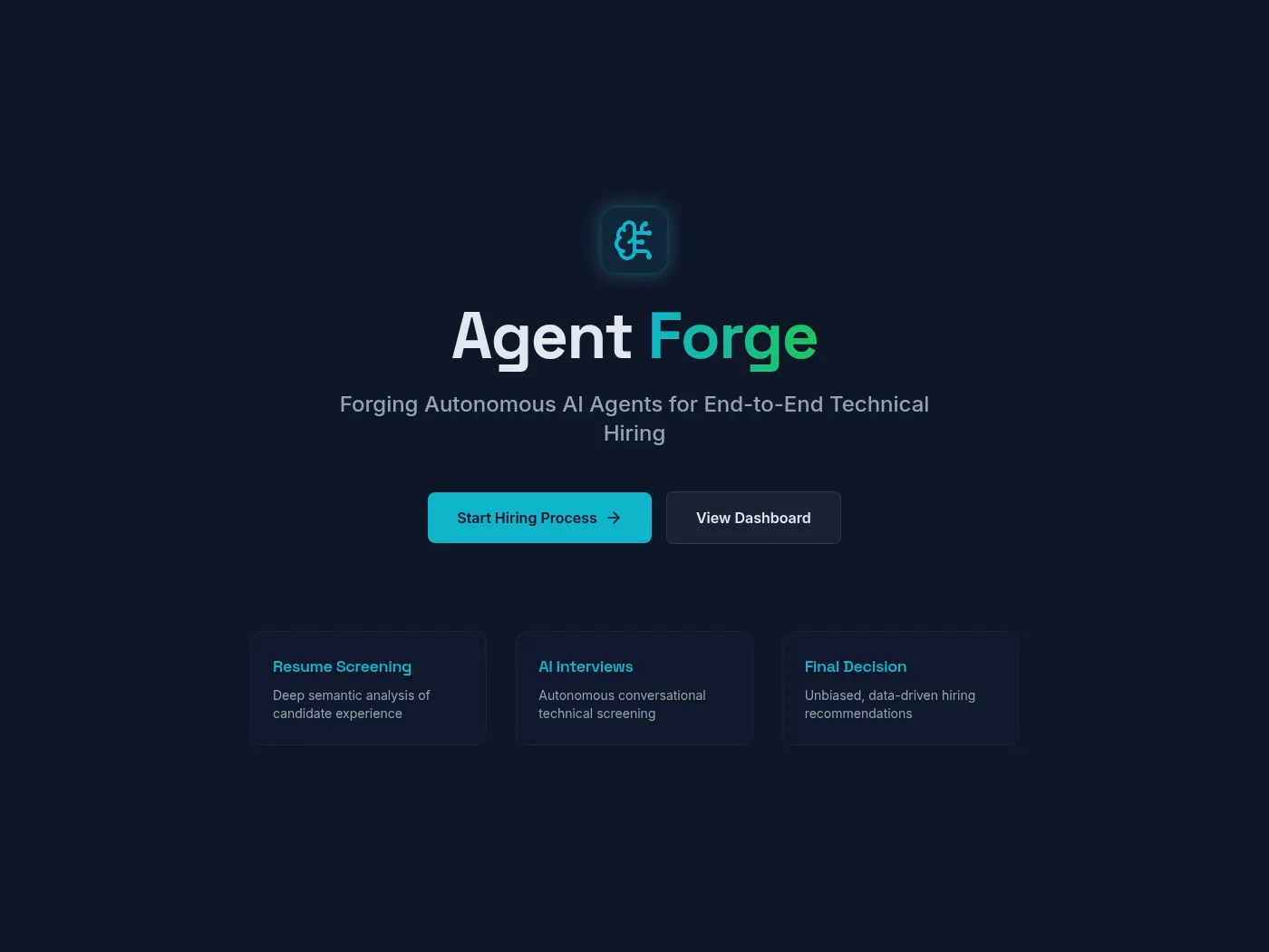 Agent Forge Dashboard