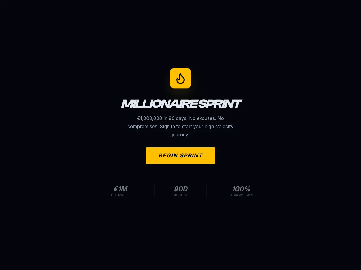 Millionaire Agent Sprint