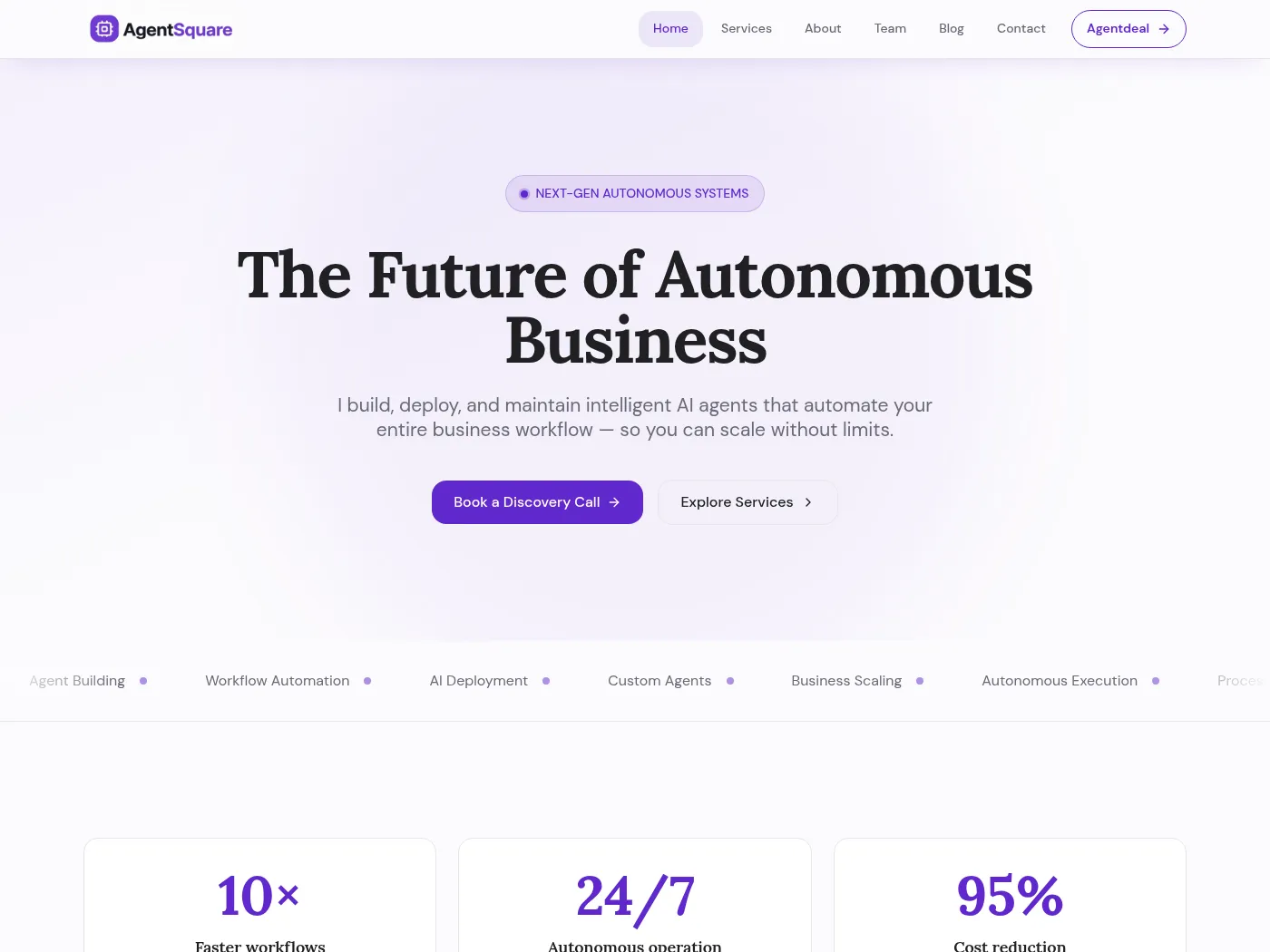 Agent Square Website
