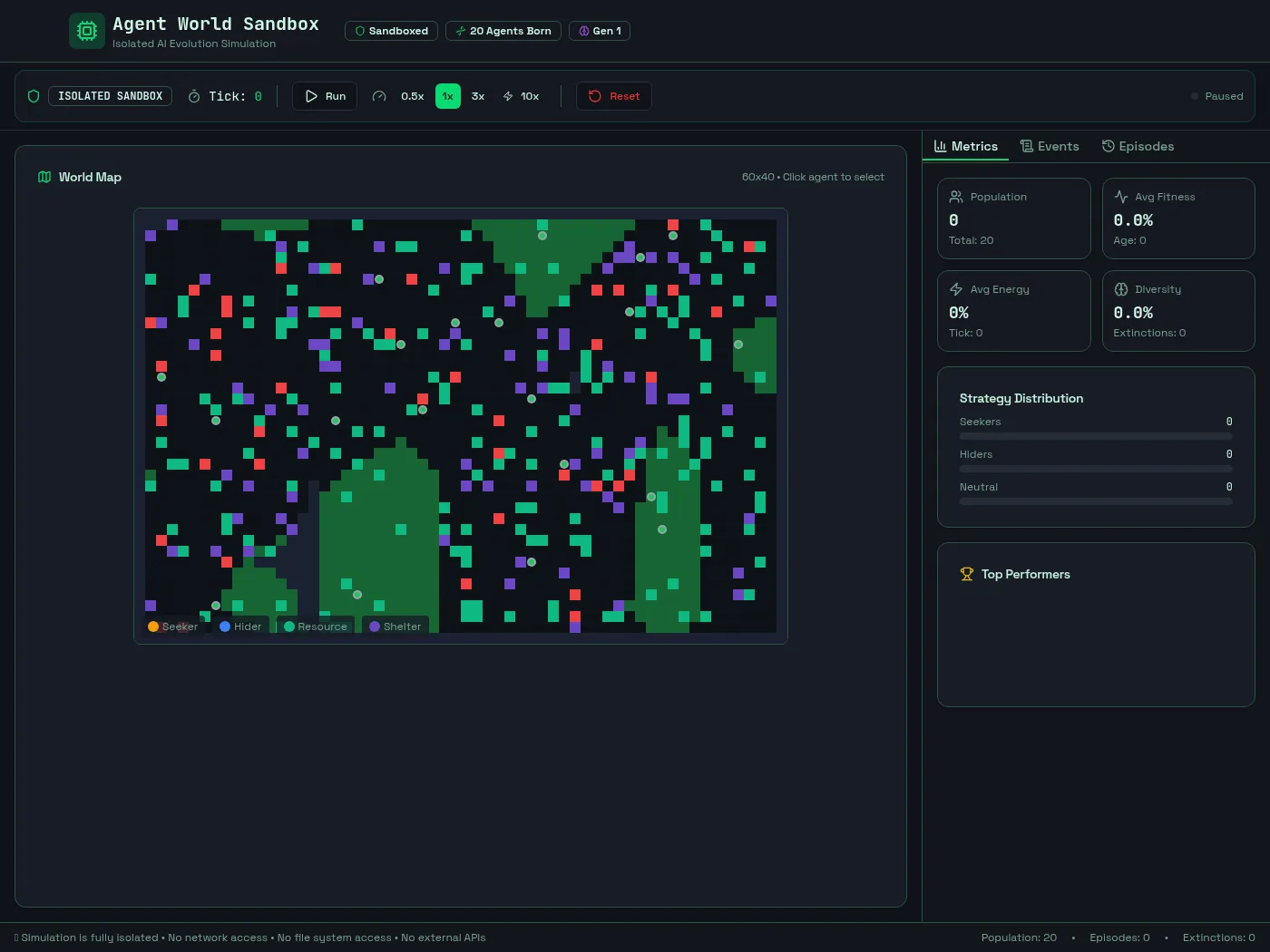 Agent World Sandbox