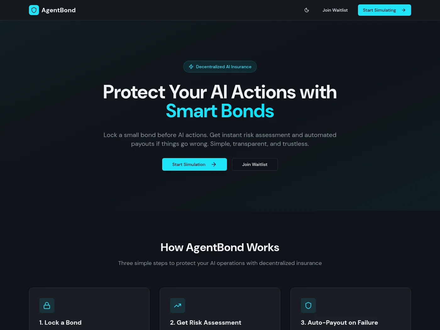 AgentBond Insurance Simulator