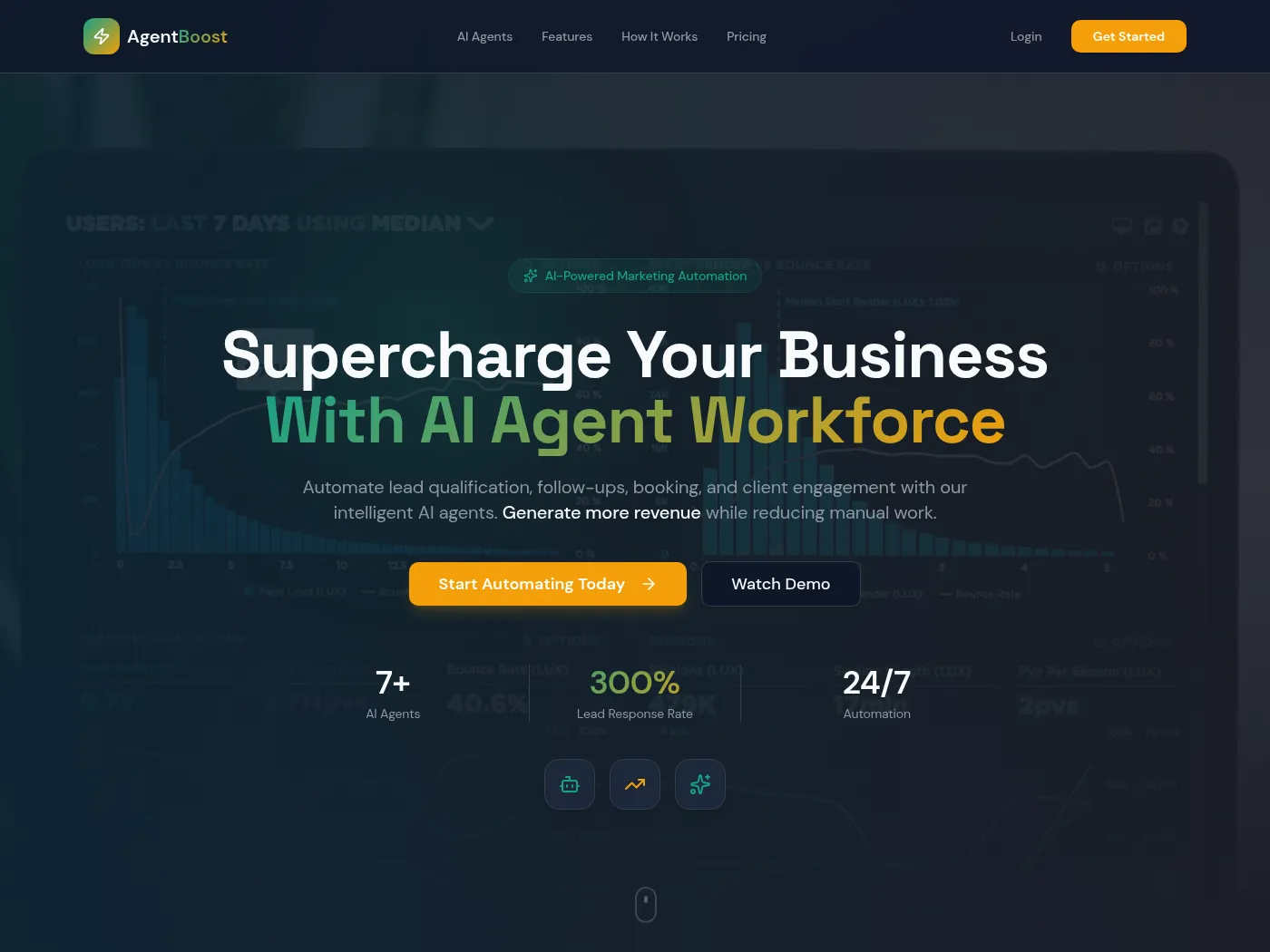 AgentBoost Landing Page