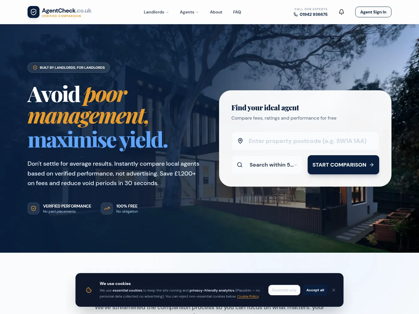 AgentCheck: Compare Lettings Agents for UK Landlords