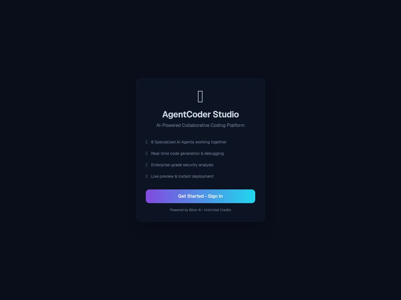 AgentCoder Studio