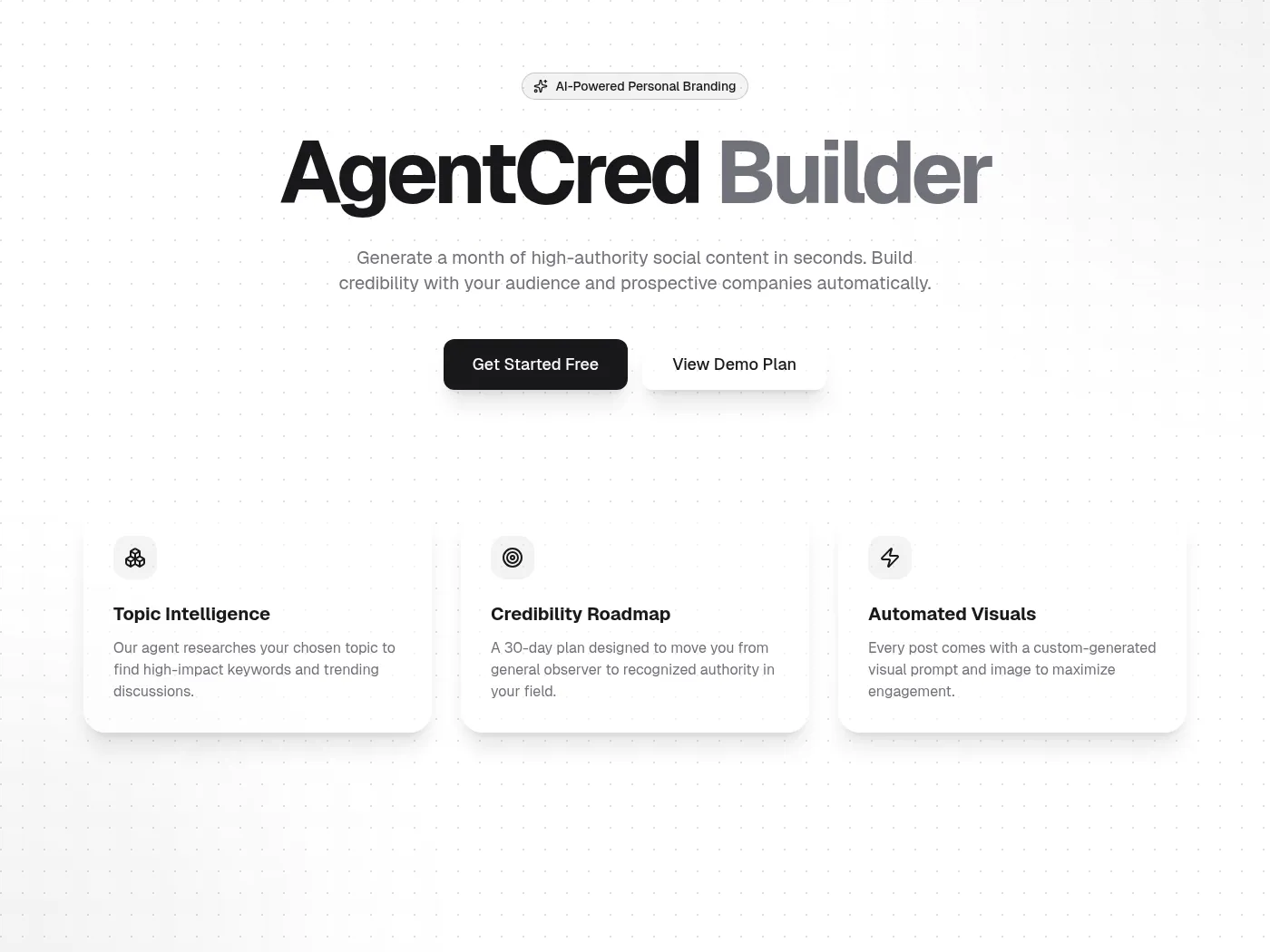 AgentCred Builder