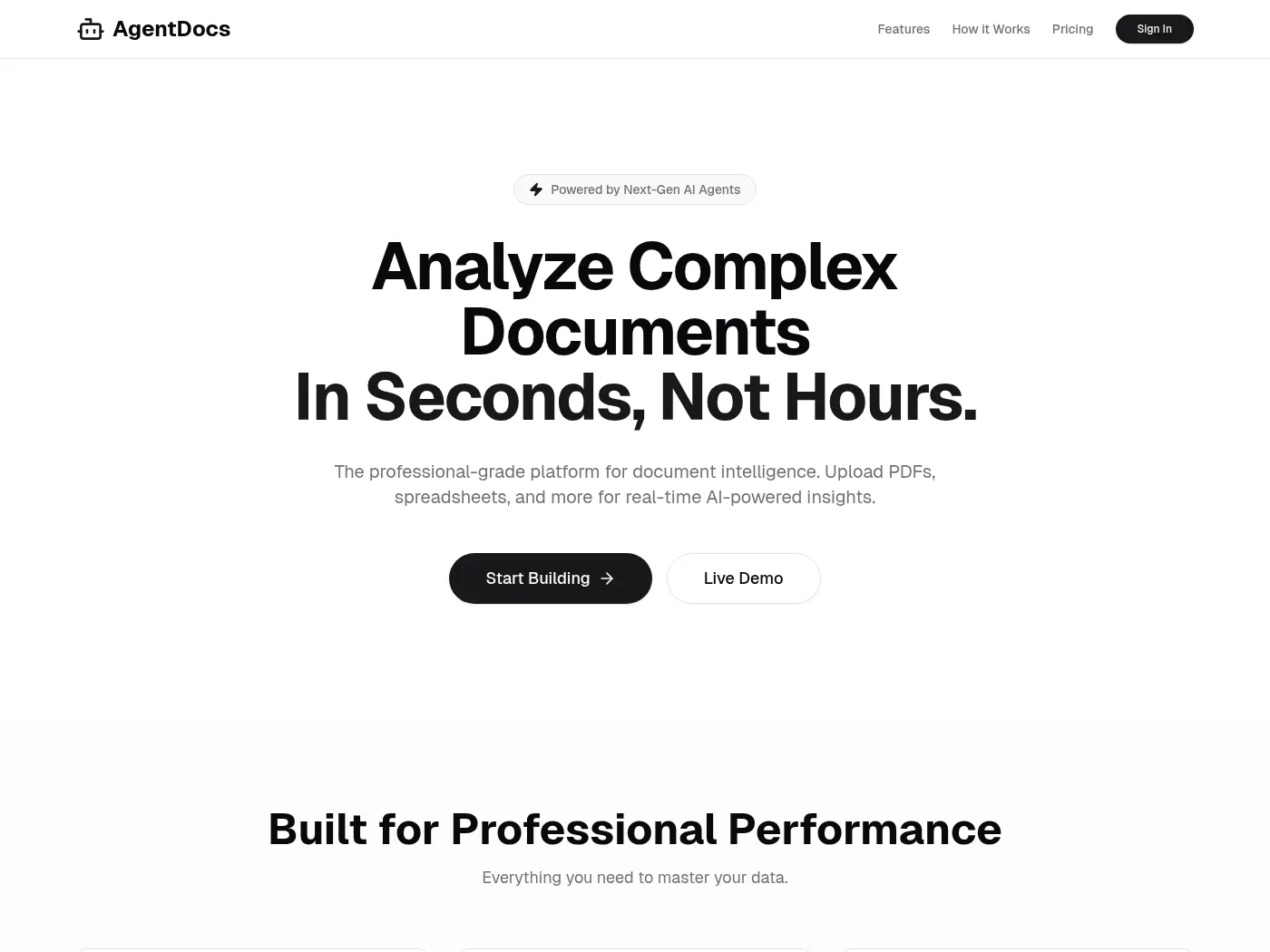 AgentDocs Platform