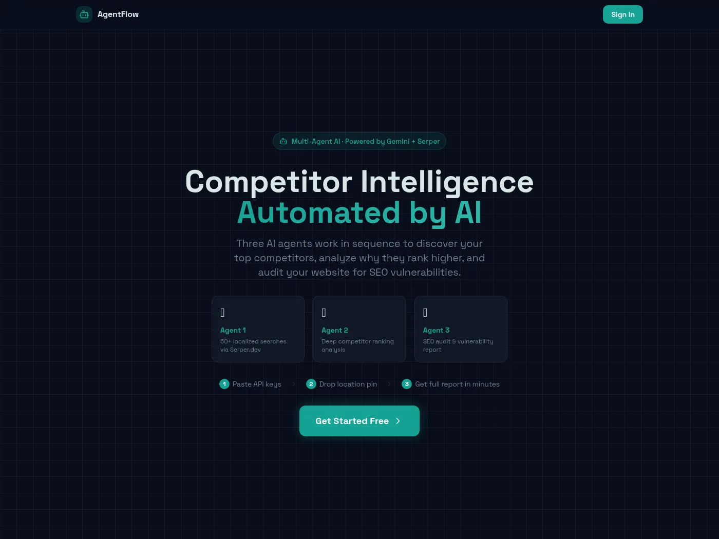 AgentFlow Competitor Analyzer