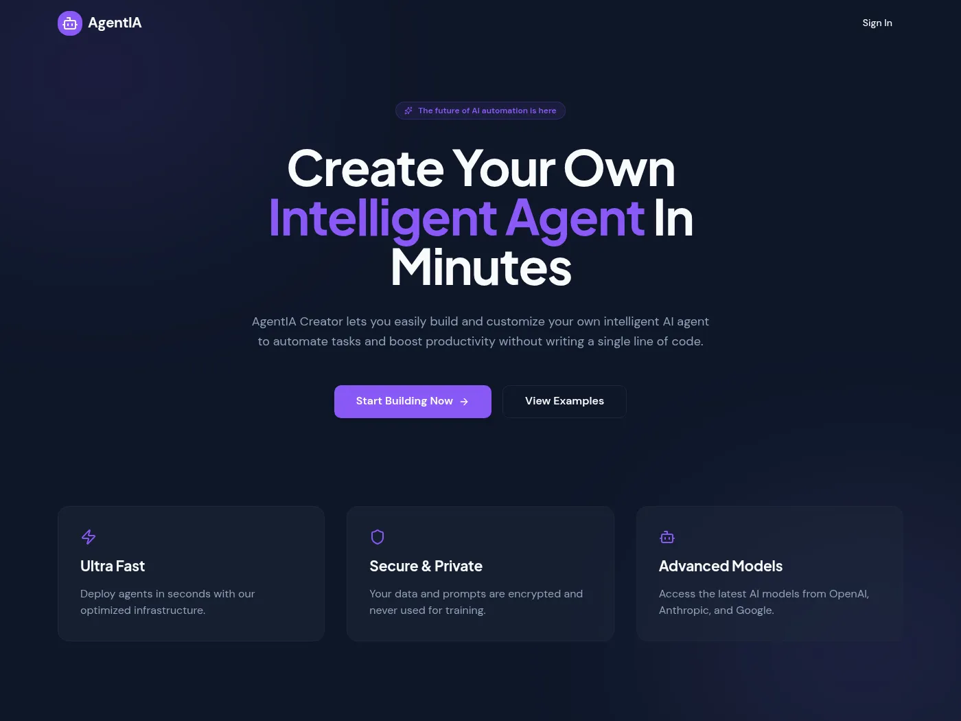 AgentIA Creator