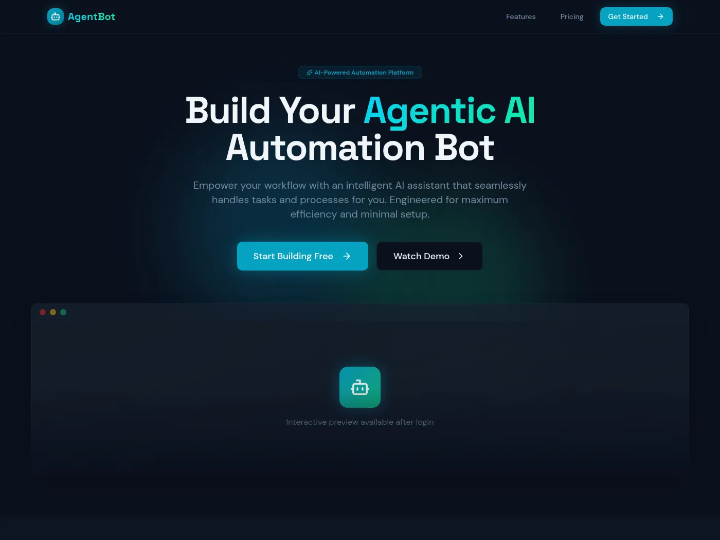 Agentic AI Bot Builder