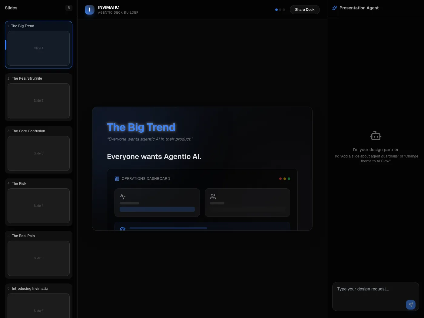Agentic AI Pitch Deck