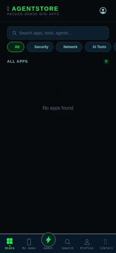Agentic Mini Apps Store