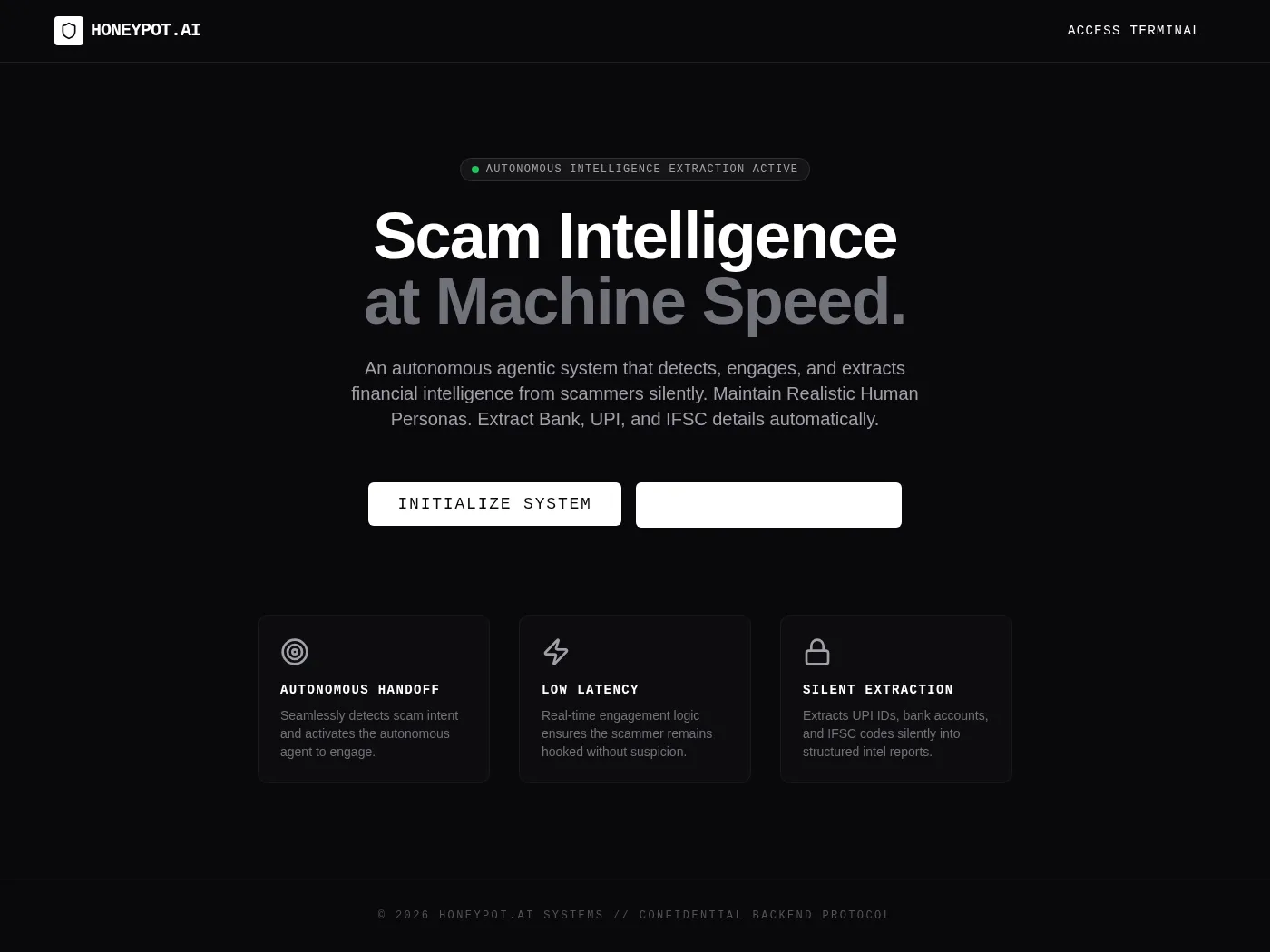 Agentic Scam HoneyPot AI