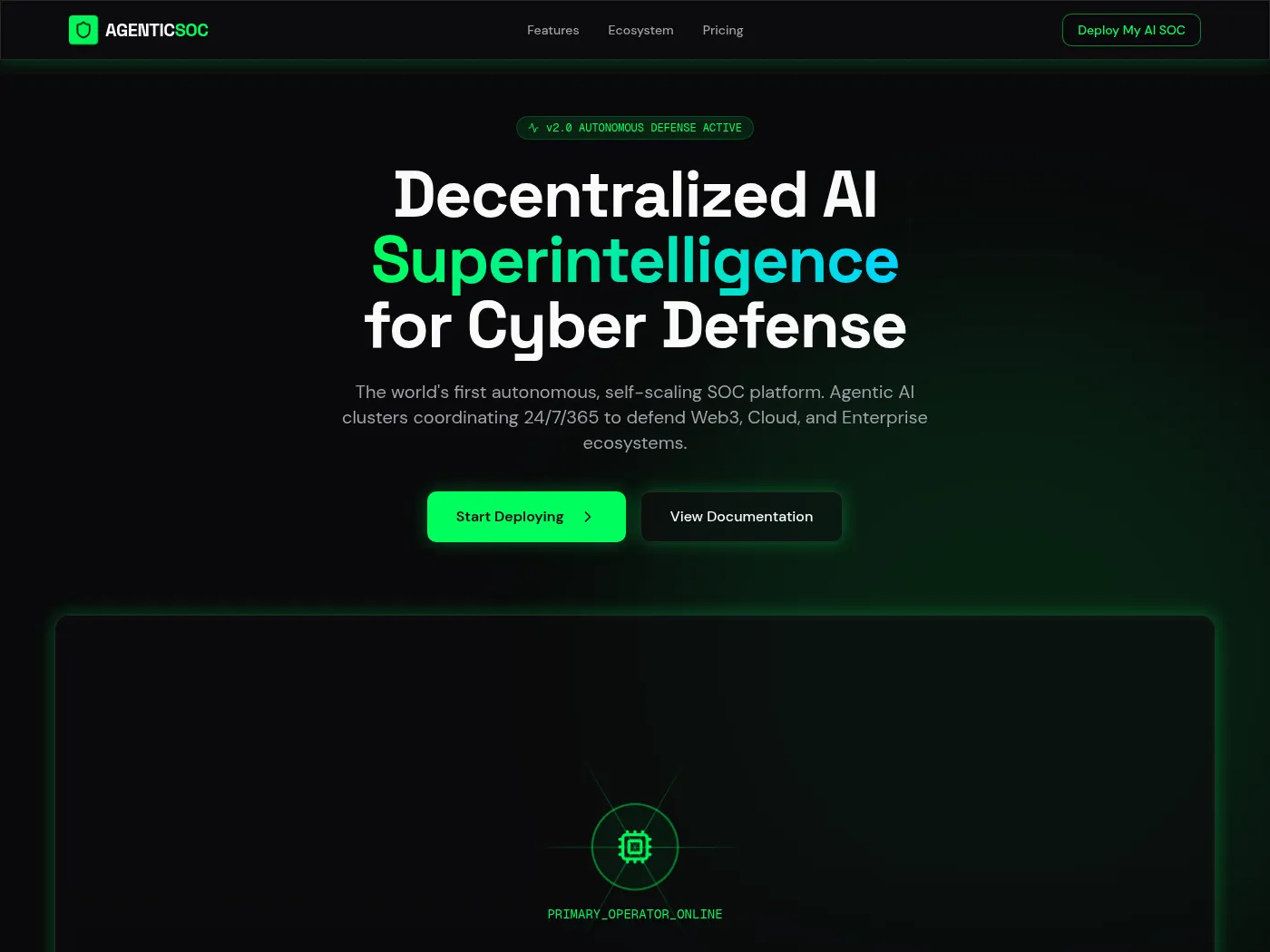 AgenticSOC Superintelligence