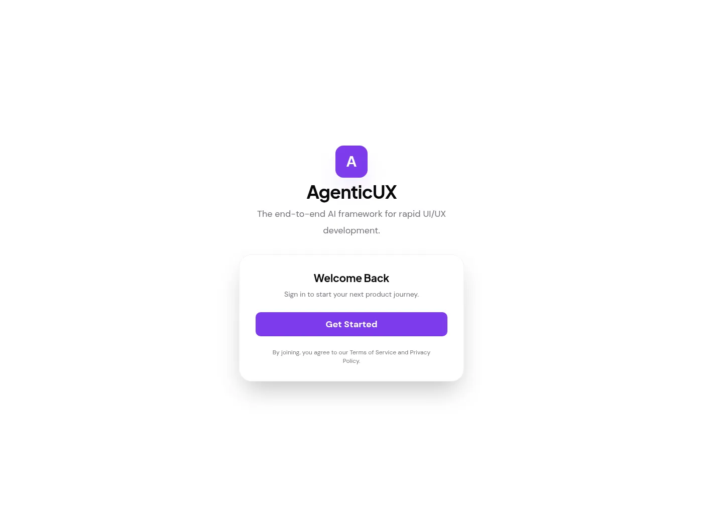 AgenticUX Framework