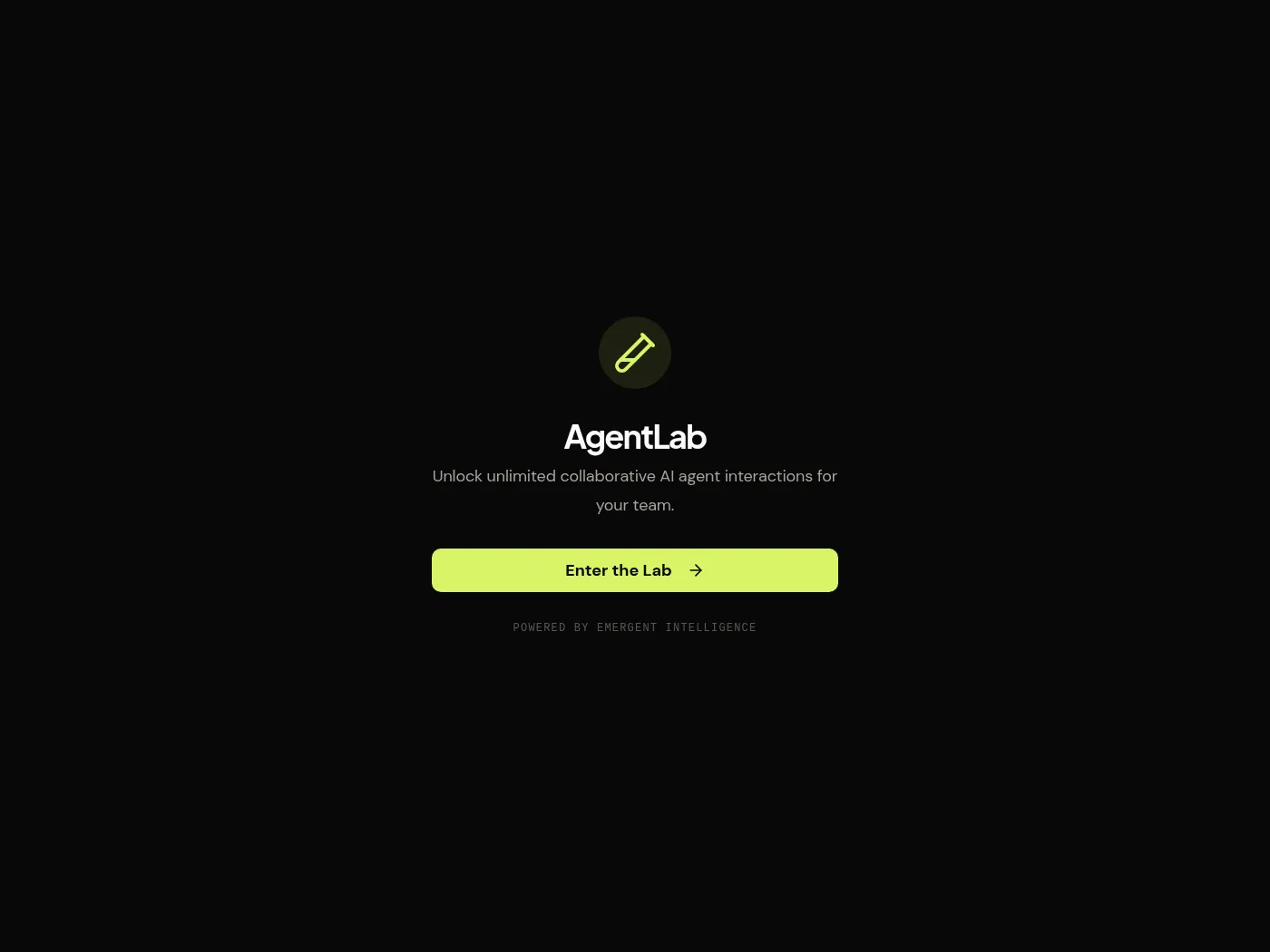 AgentLab Web App