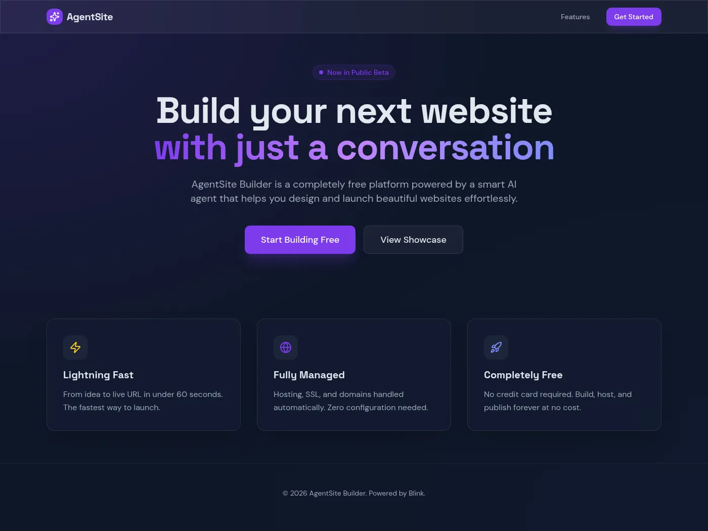 AgentSite Builder