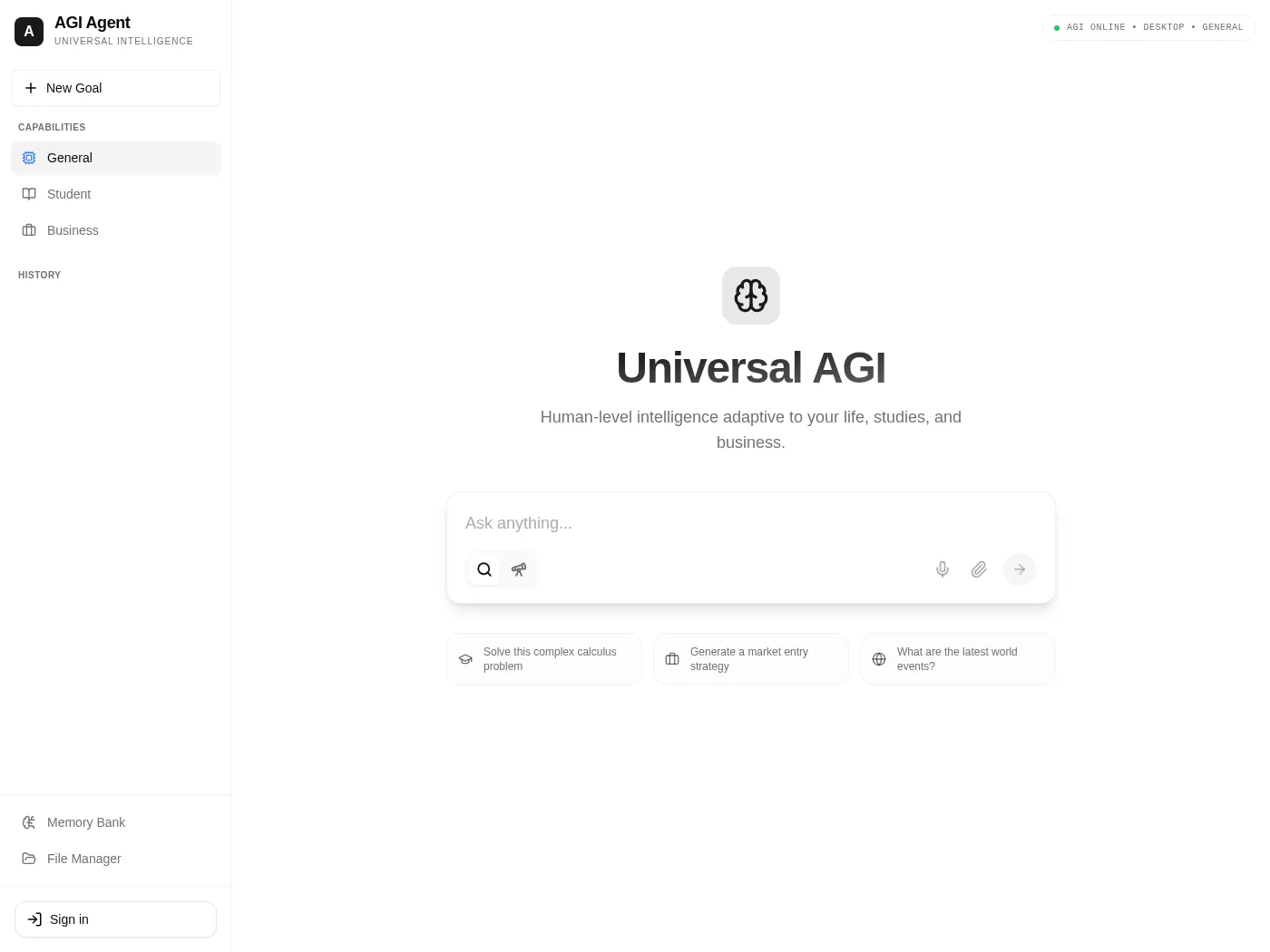 AGI Agent