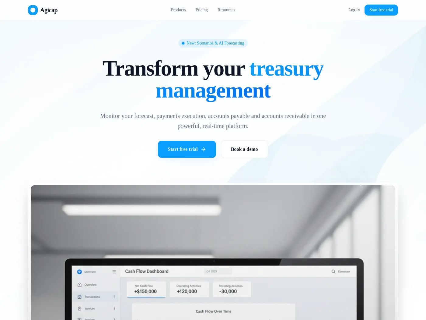 Agicap Clone Dashboard