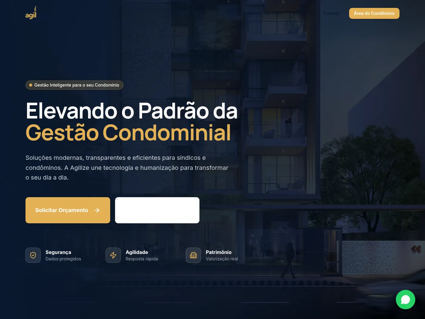Agilize Institucional Site