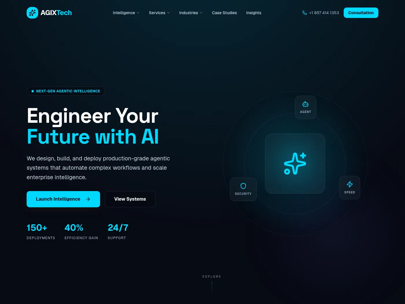 AGIXTech Web Clone