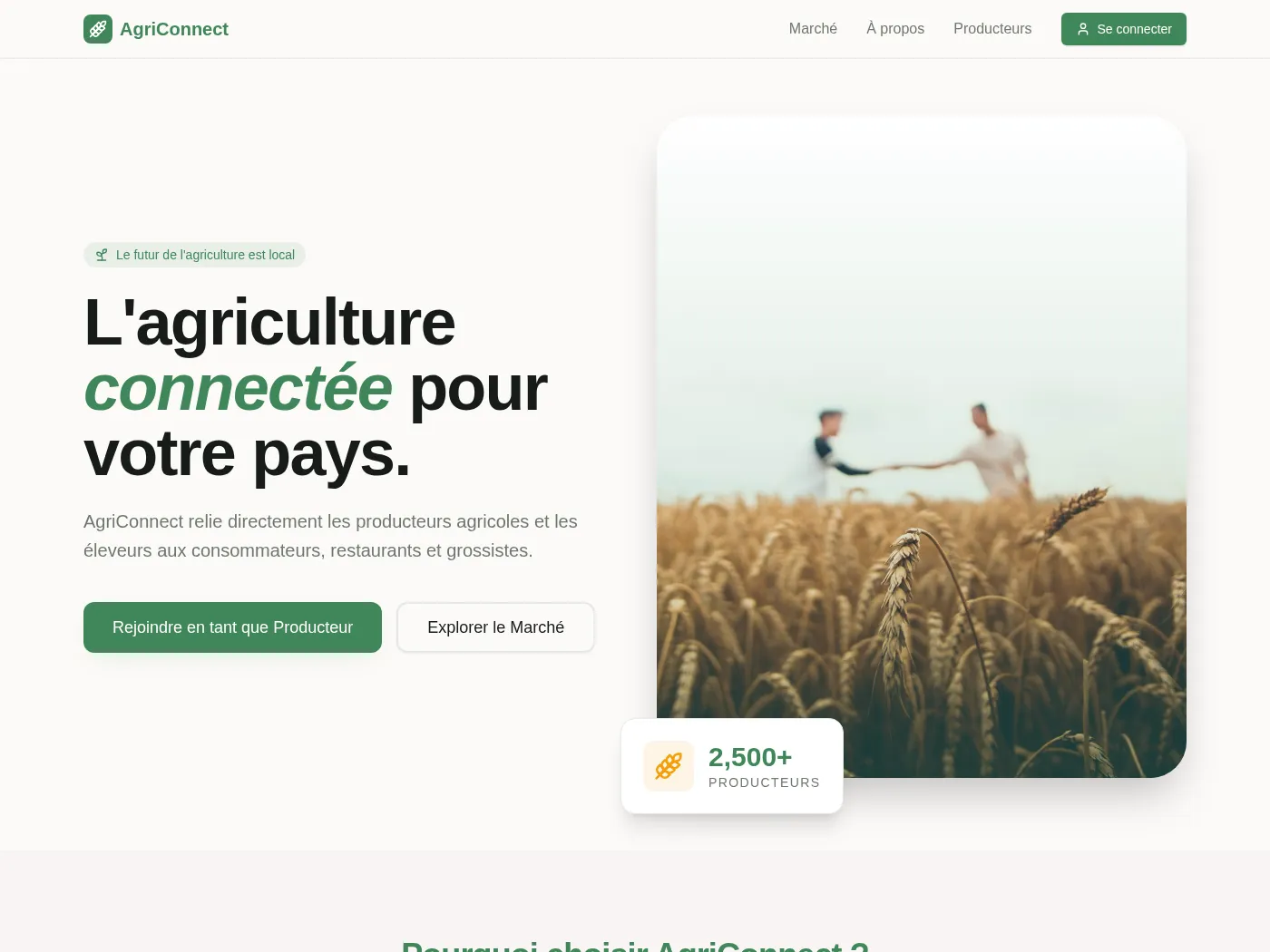 AgriConnect Platform