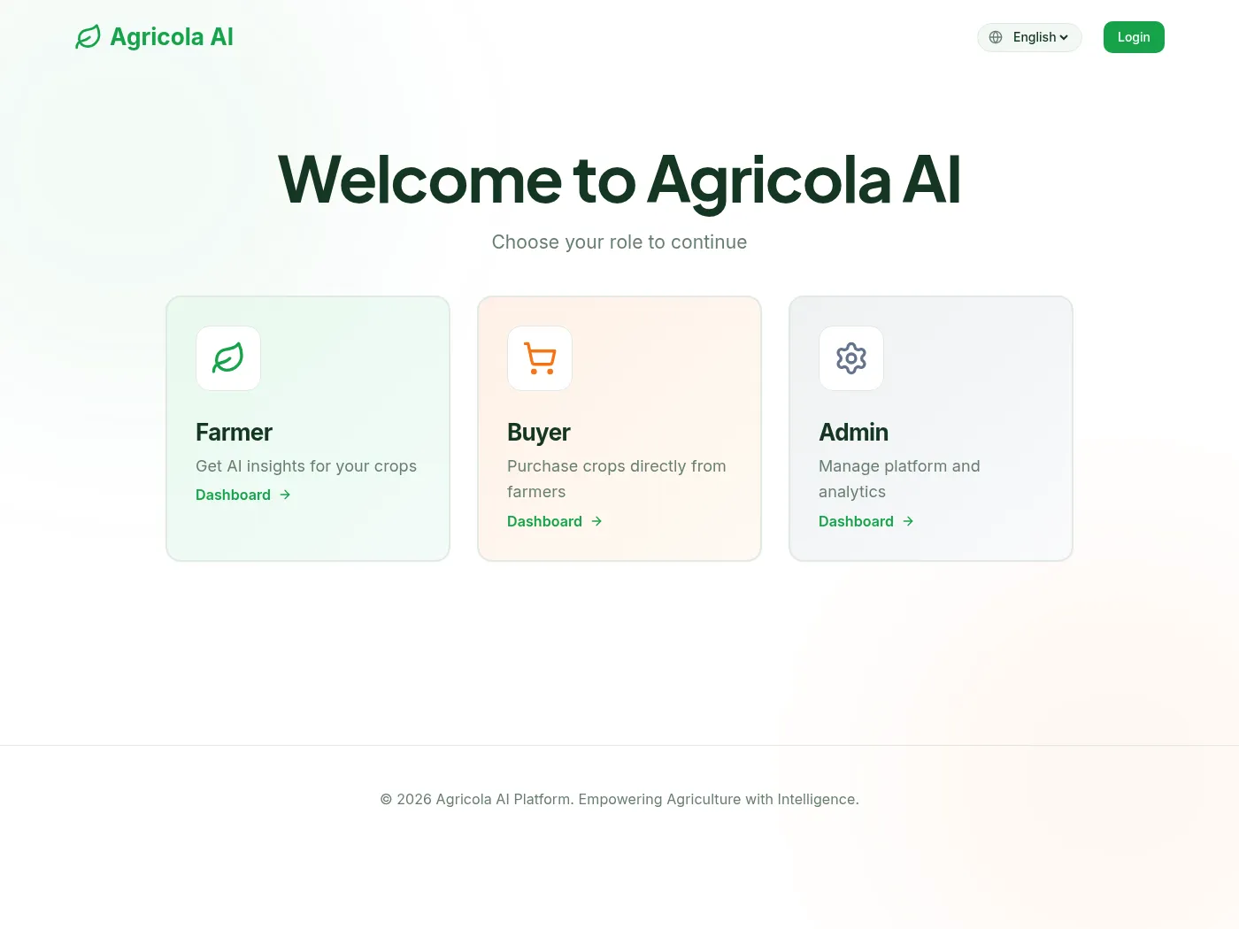 Agricola AI Platform