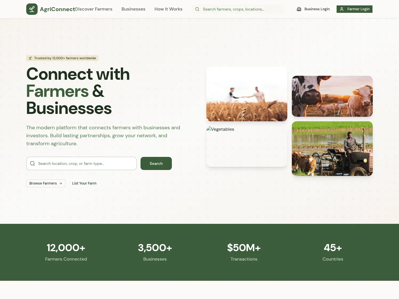 AgriConnect Platform