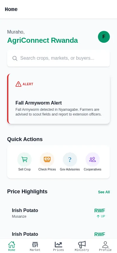 AgriConnect Rwanda