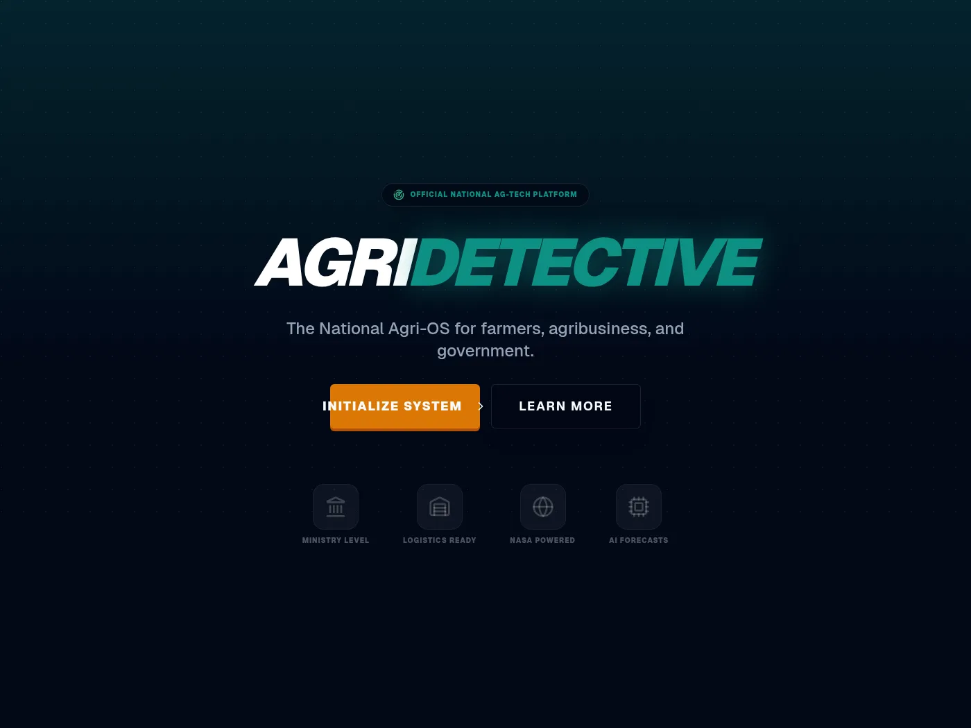 AgriDetective National Agri-OS