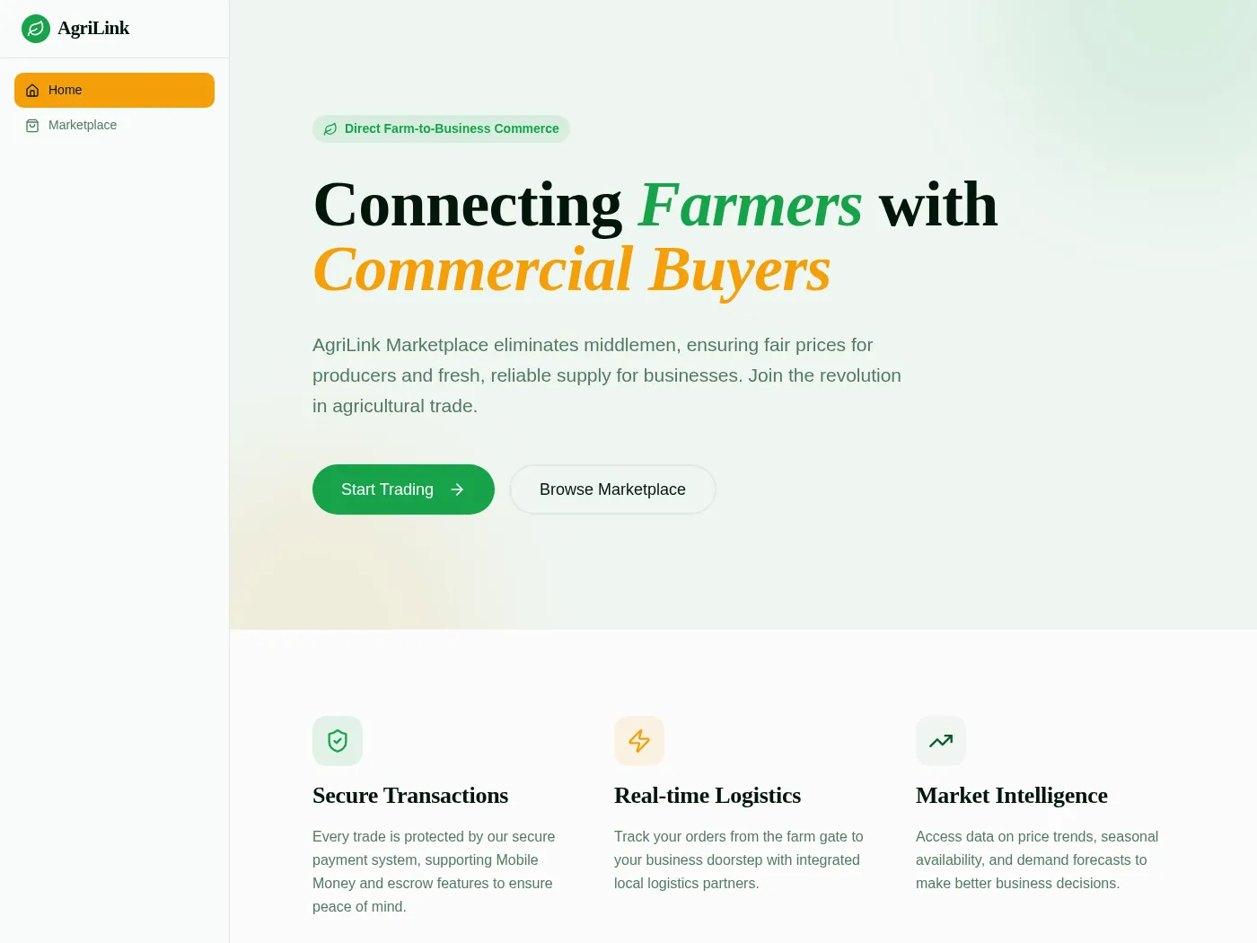 AgriLink Marketplace