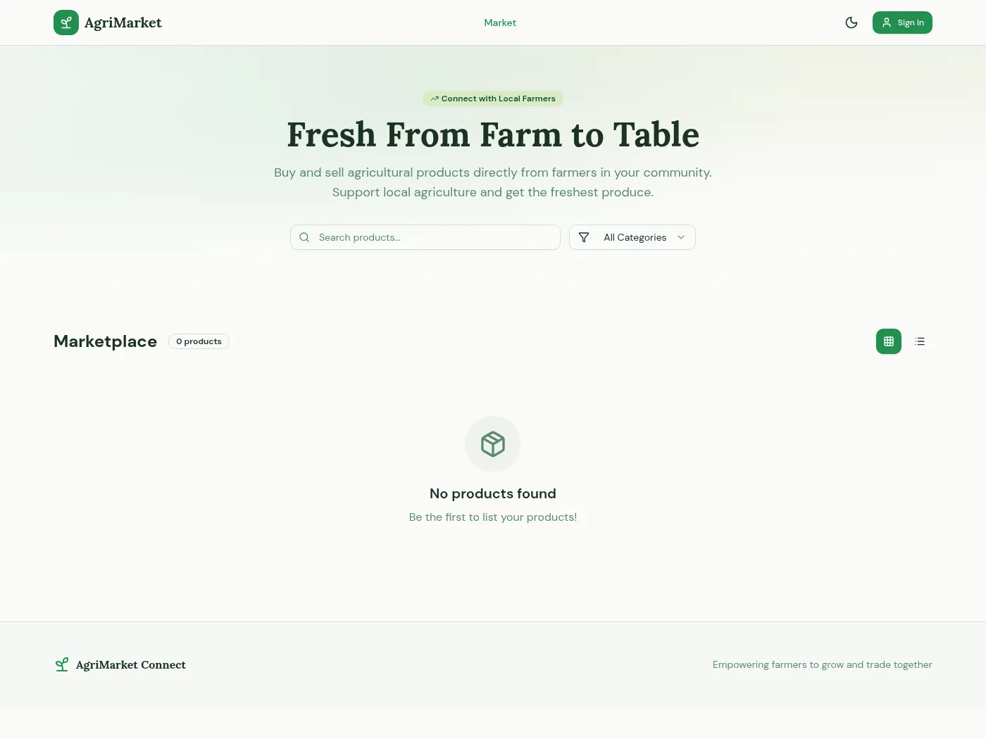 AgriMarket Connect