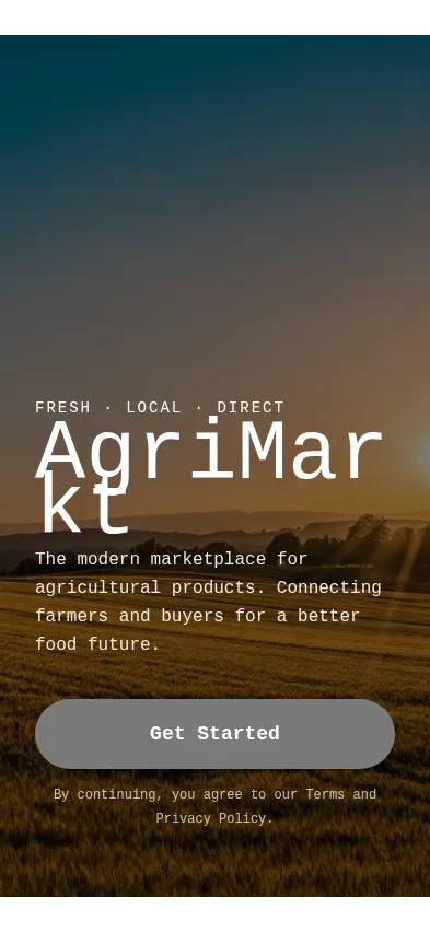 AgriMarkt Mobile