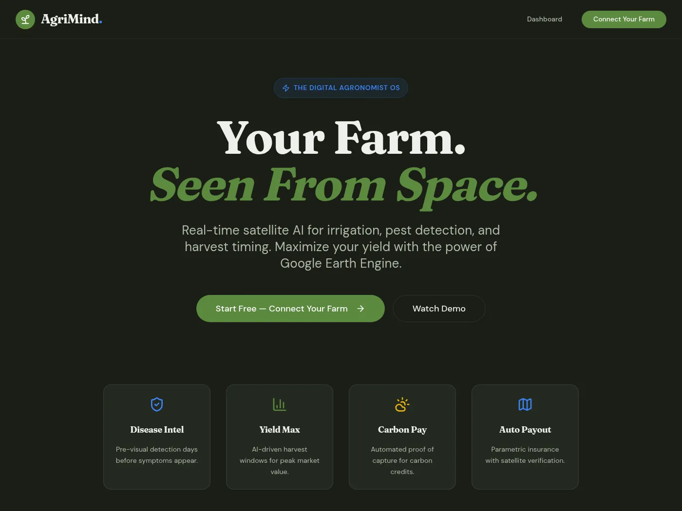 AgriMind-GEE Farm AI OS