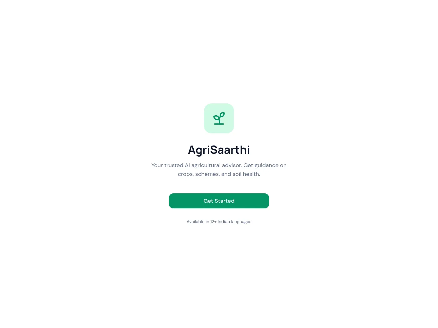 AgriSaarthi AI Advisor