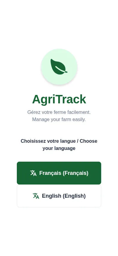 AgriTrack Manager