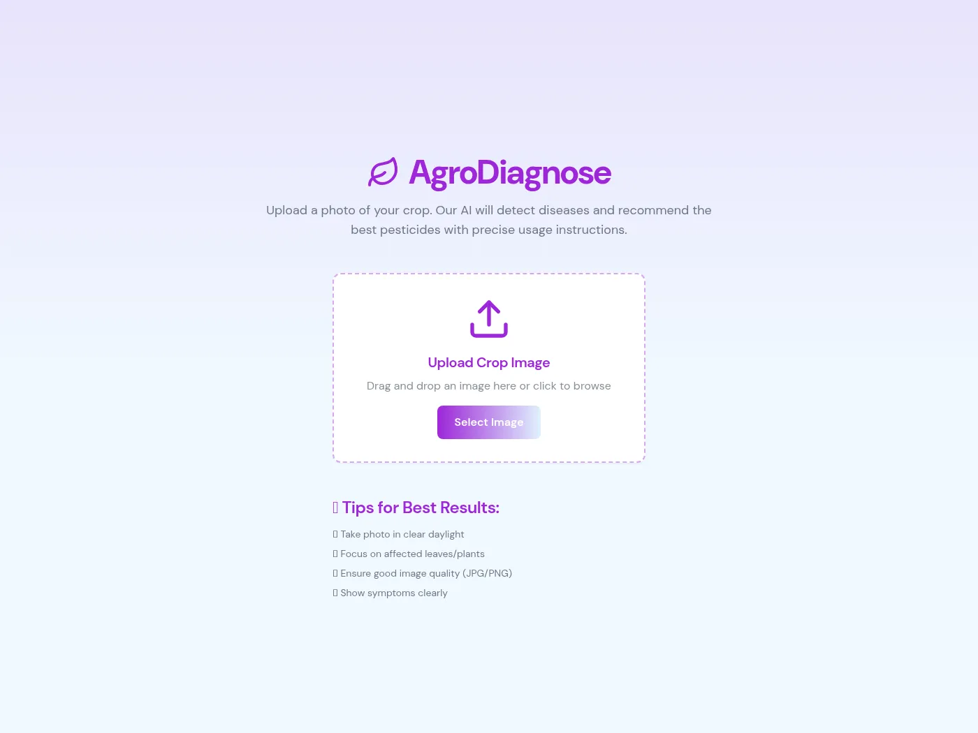 AgroDiagnose Portal