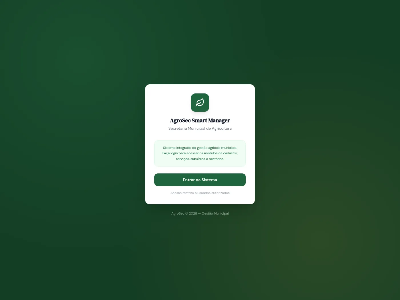 AgroSec Smart Manager