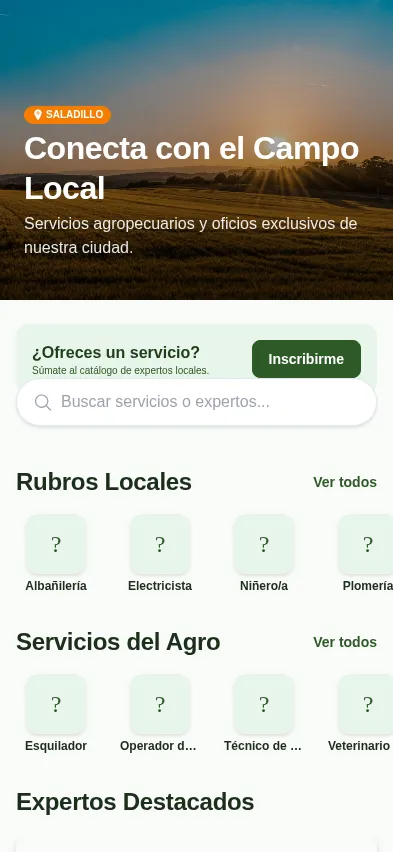 AgroServicios Locales