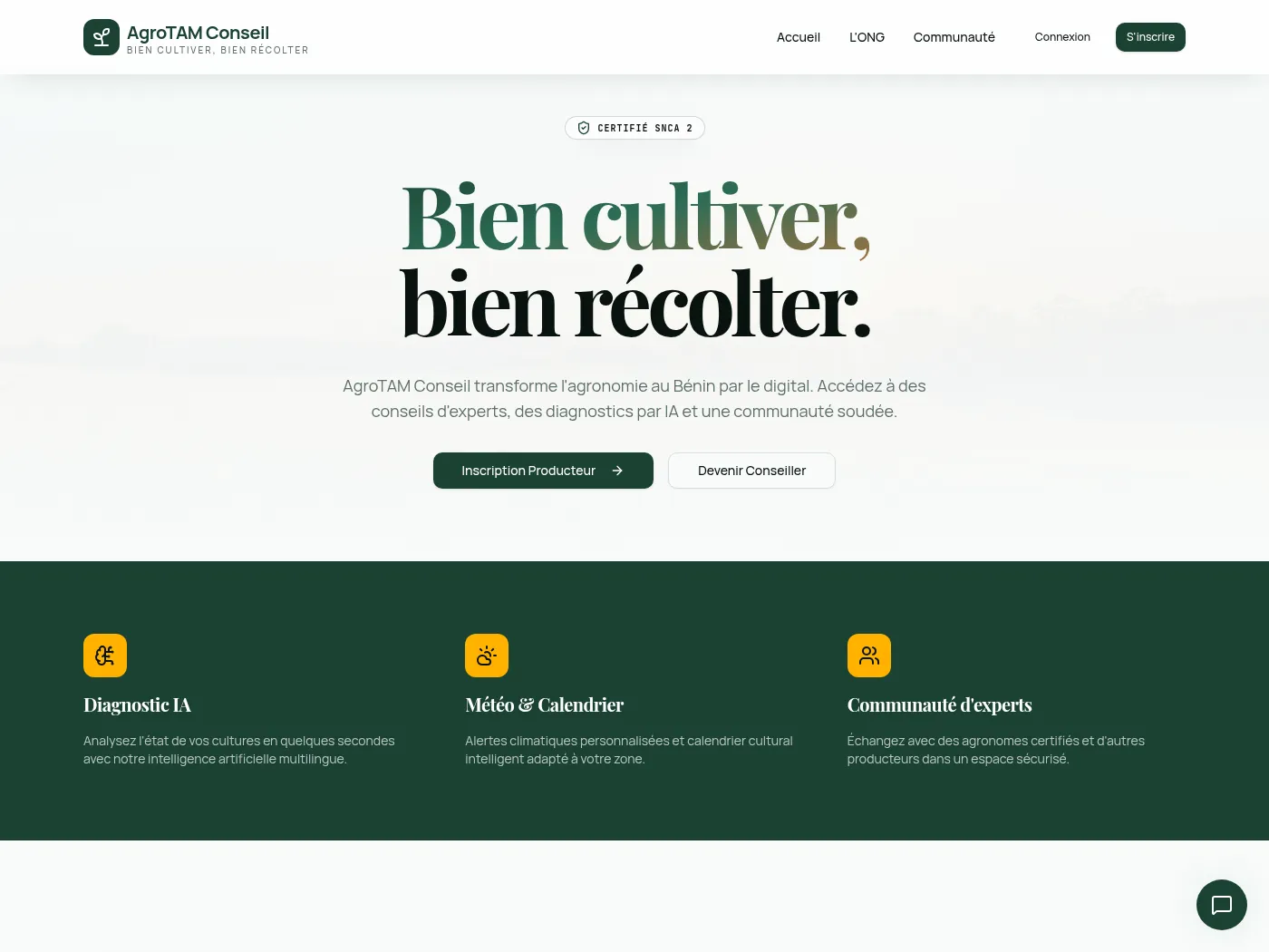 AgroTAM Conseil Platform