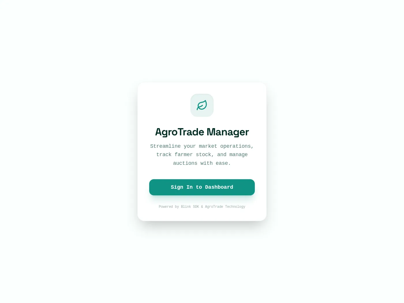 AgroTrade Manager