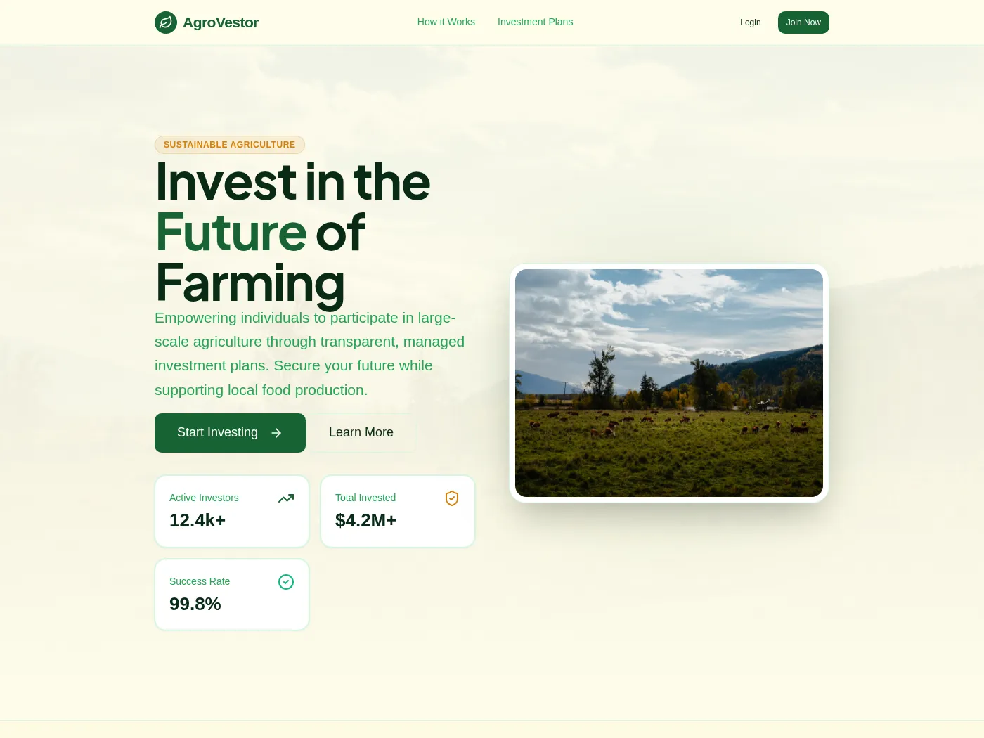 AgroVestor Platform