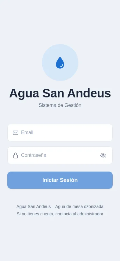 Agua San Andeus App